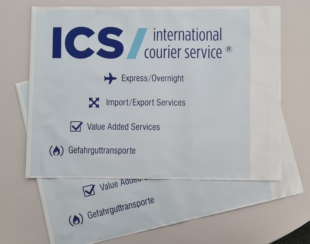 ICS - Versandmaterial bestellen